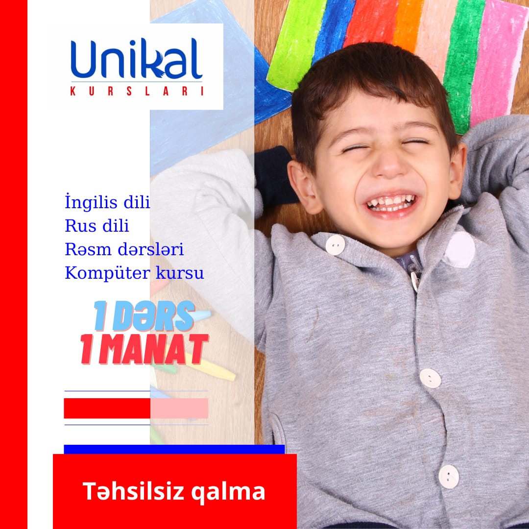 Təhsilsiz qalma şagird unikal kursu yay tətili ingilis dili təkrar ...